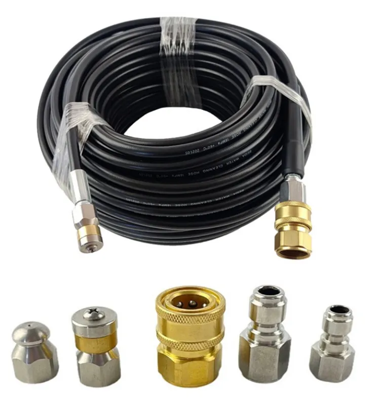 High Pressure Pipe Washer Sewer Drain Water Cleaning Hose Pipe Cleaner ...