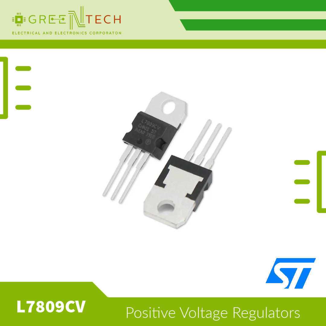 10pcs STMicroelectronics L7809CV Positive Voltage Regulators | Lazada PH