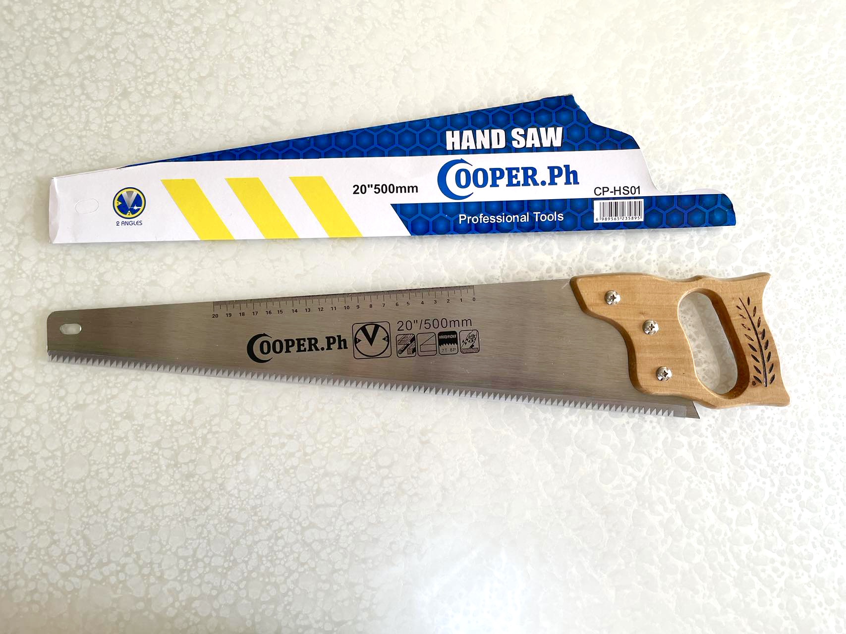 COOPER.PH Hand Saw Crosscut Handsaw 18" / 20" / 22" BLACK COLOR WITH ...