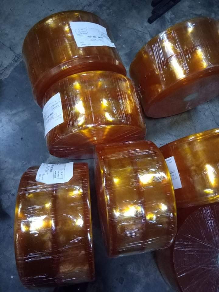 PVC Plastic Strip Curtains Standard Clear or Yellow Wavy Bingkong ...