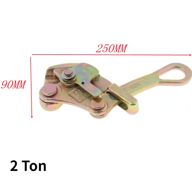 1Ton 2Tons Pat Grip steel wire clamp pulling grip hand puller wire rope ...