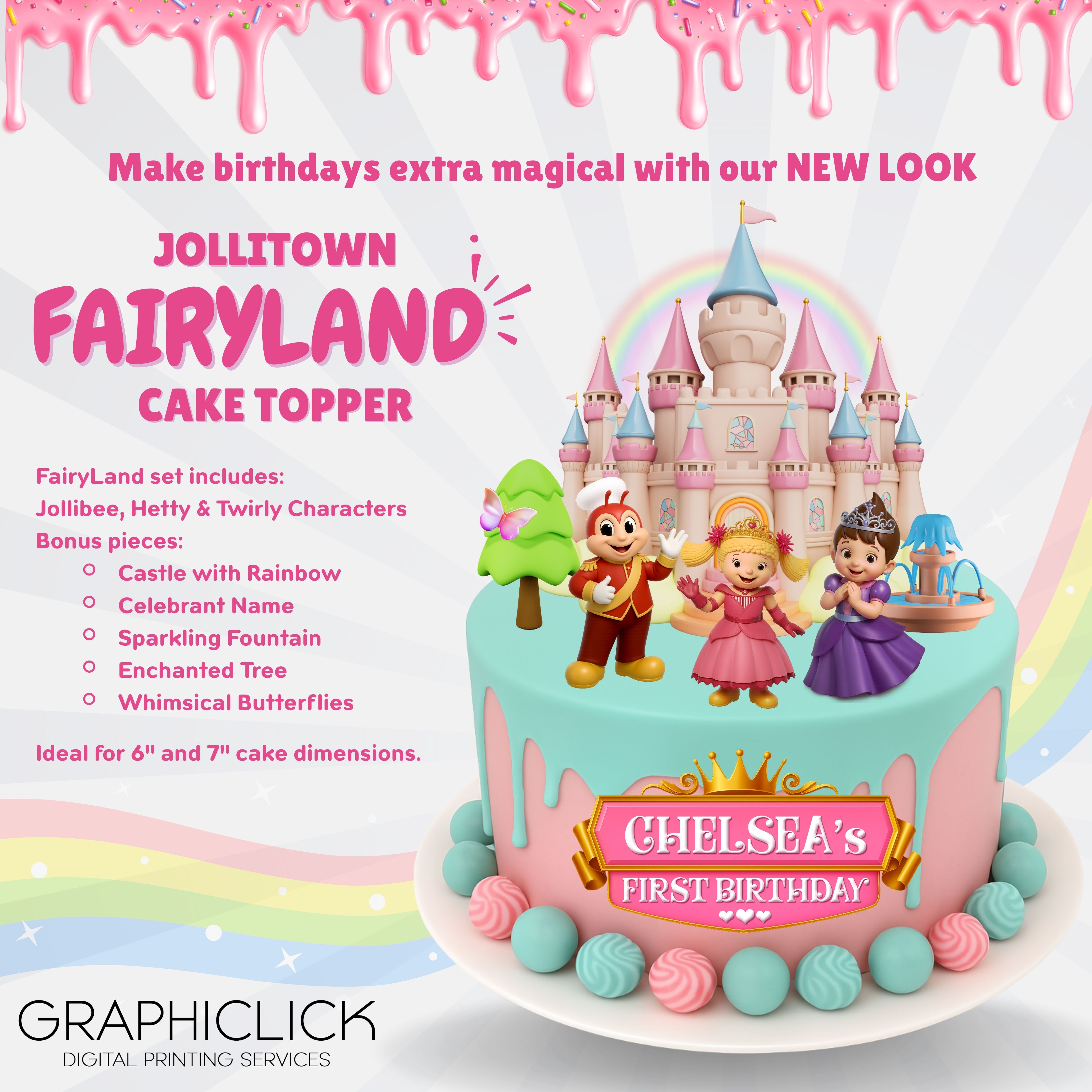 Jollibee Cake Christening