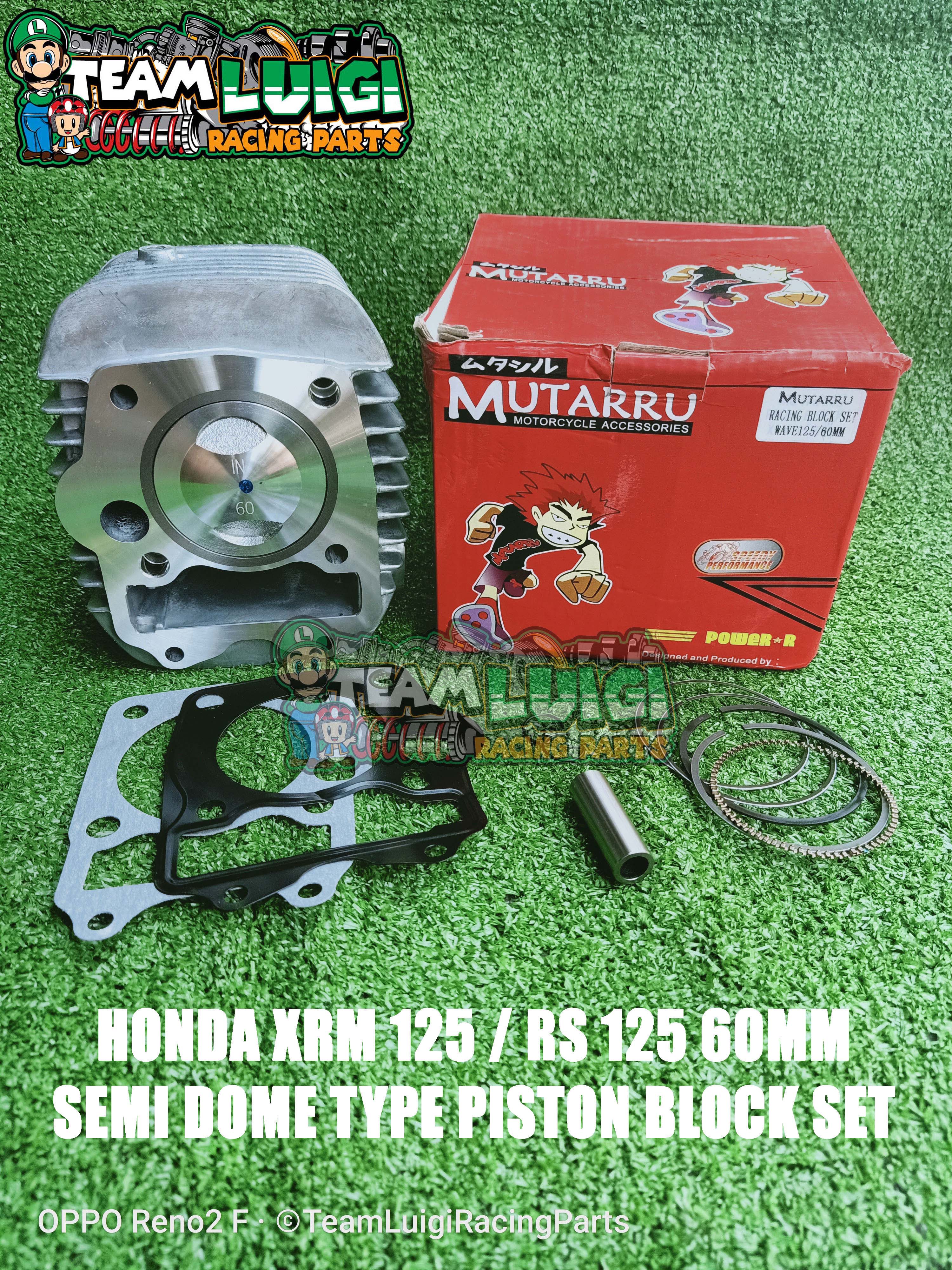 MUTARRU HONDA XRM 125 60MM SEMI DOME CYLINDER BLOCK SET | Lazada PH