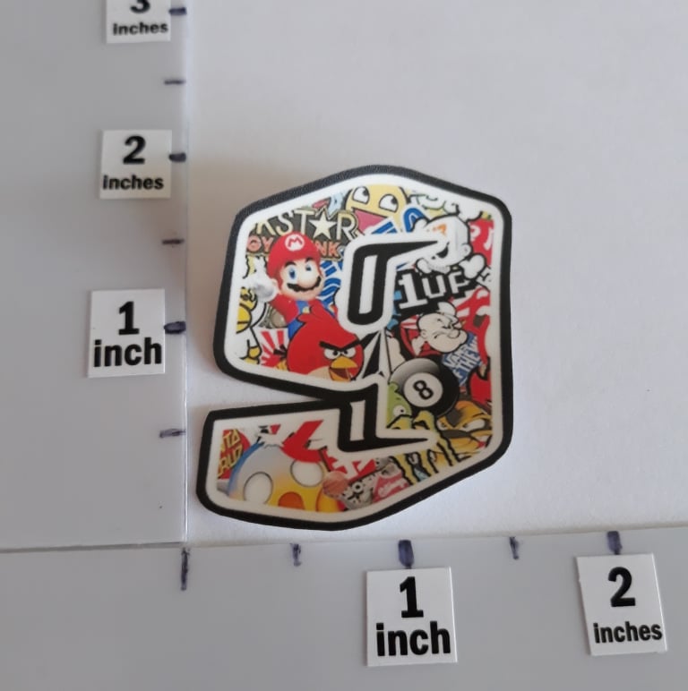 Numbers 0-9 Waterproof Stickers | Lazada PH