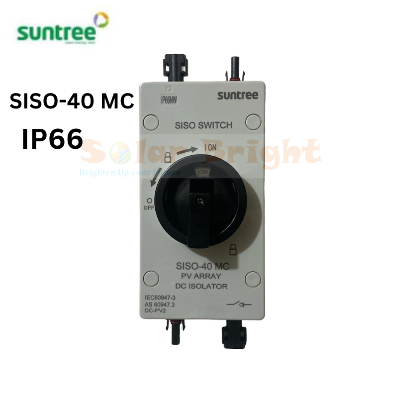 SUNTREE DC Isolator 1000V DC 32A IP66 Rating Solar Waterproof ...