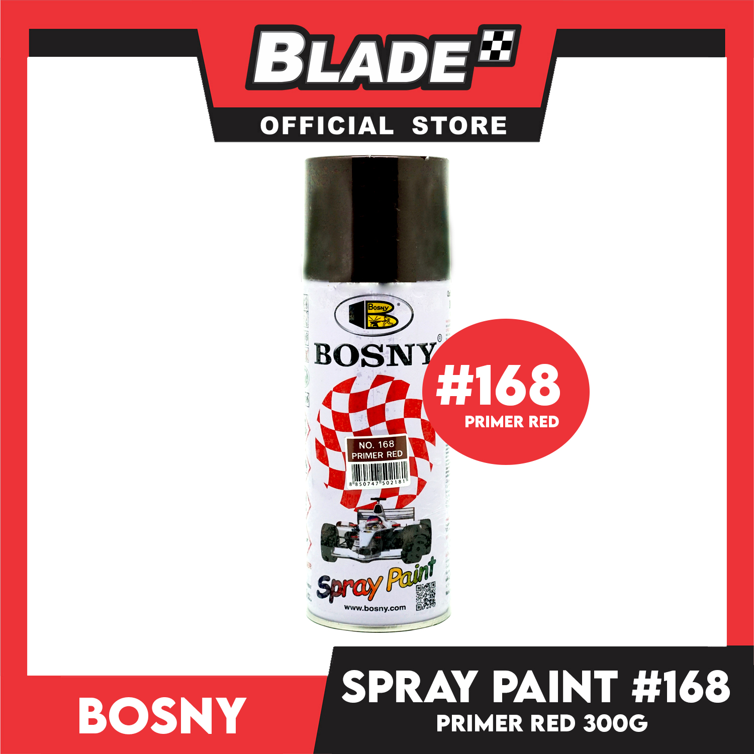 Bosny Spray Paint Primer Red #168 300g | Lazada PH