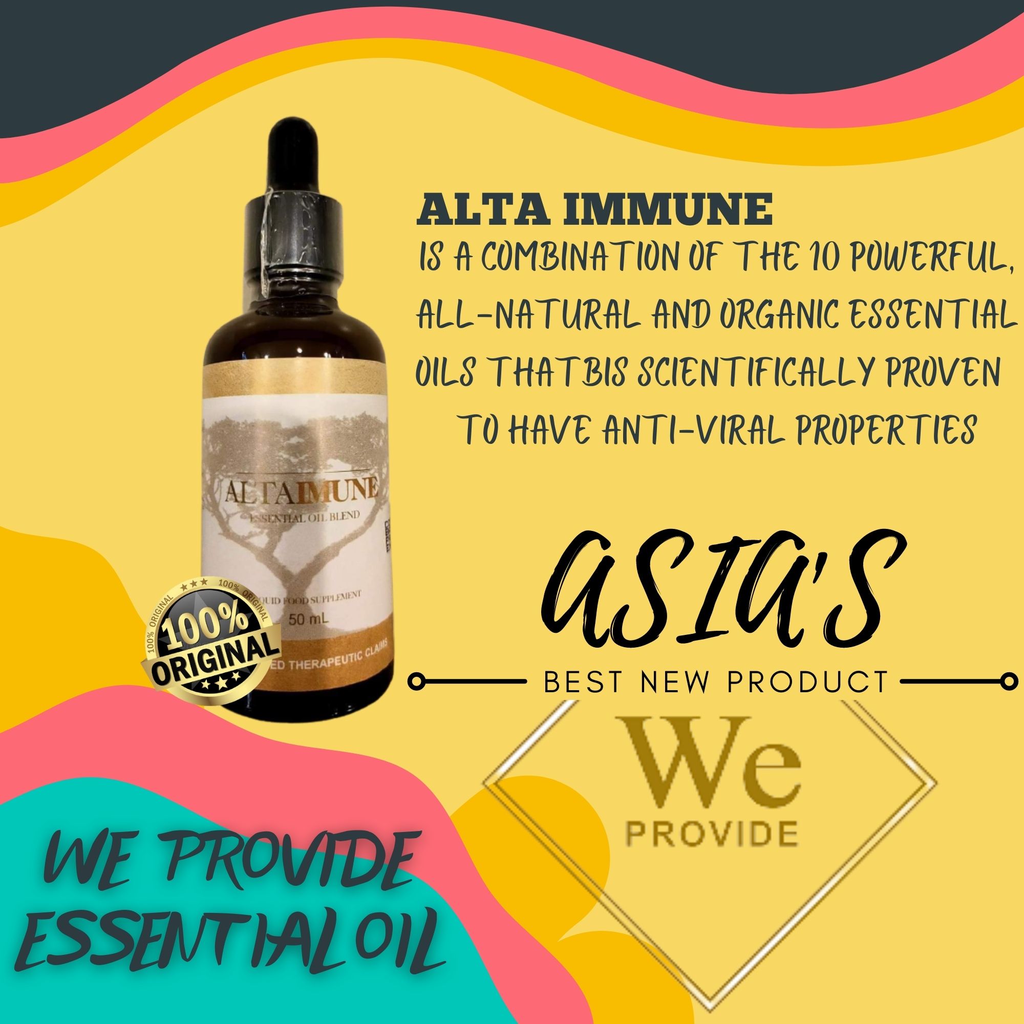 WE PROVIDE,Alta immune1 bottle essential oil 50ml,ALTAIMUNE Miracle ...