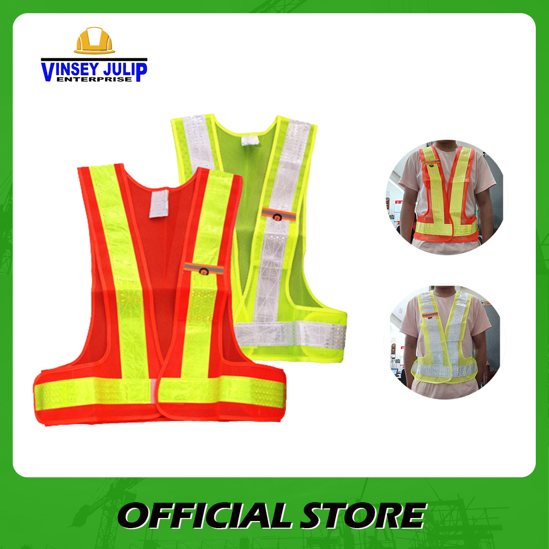 Giant Head Reflectorized Mesh Type Vest with ID Holder | Lazada PH