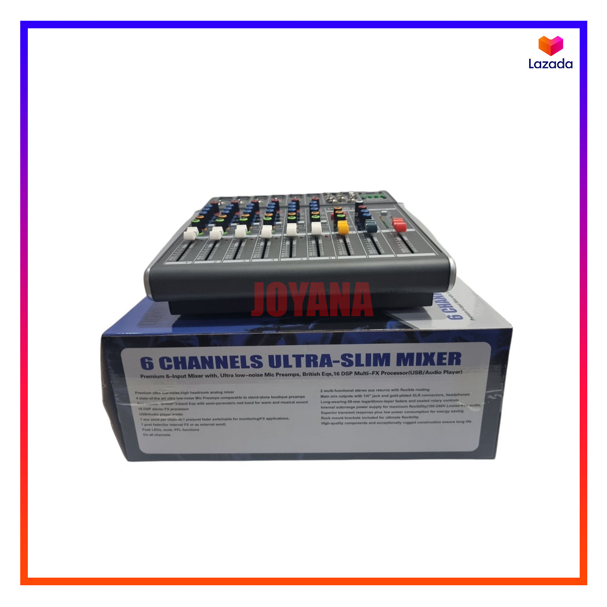 ORIGINAL TRIDENT MIXER MS-610FX 6 CHANNELS | Lazada PH