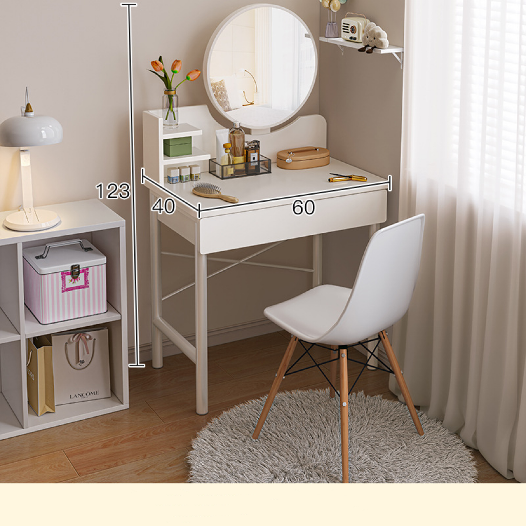 Multifunctional Vanity Table With Led Light Dresser Bedroom Make Up ...