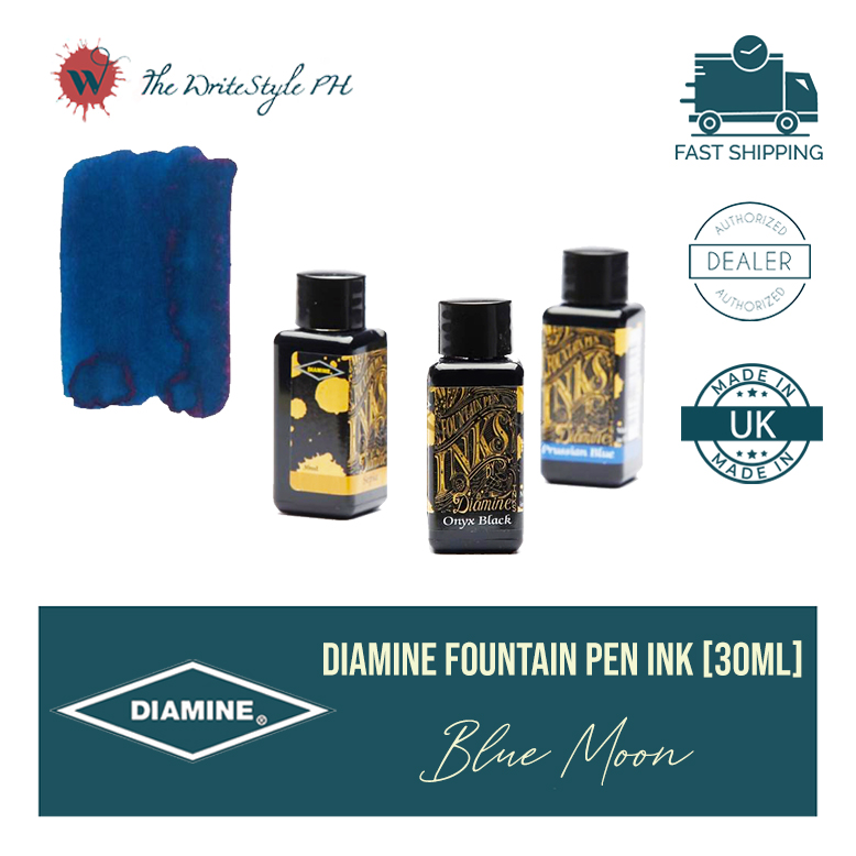 Diamine Fountain Pen Ink [Blue Moon] | Lazada PH
