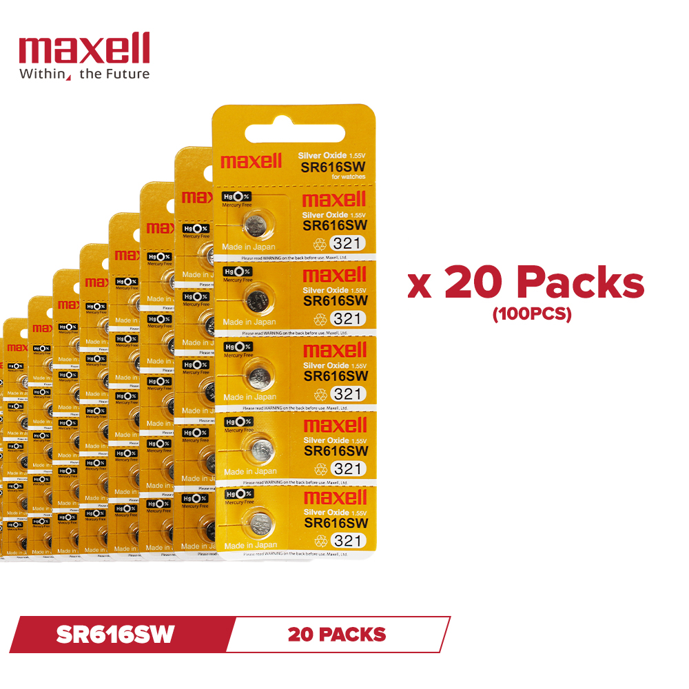 Maxell SR616SW Silver Oxide Battery | Lazada PH