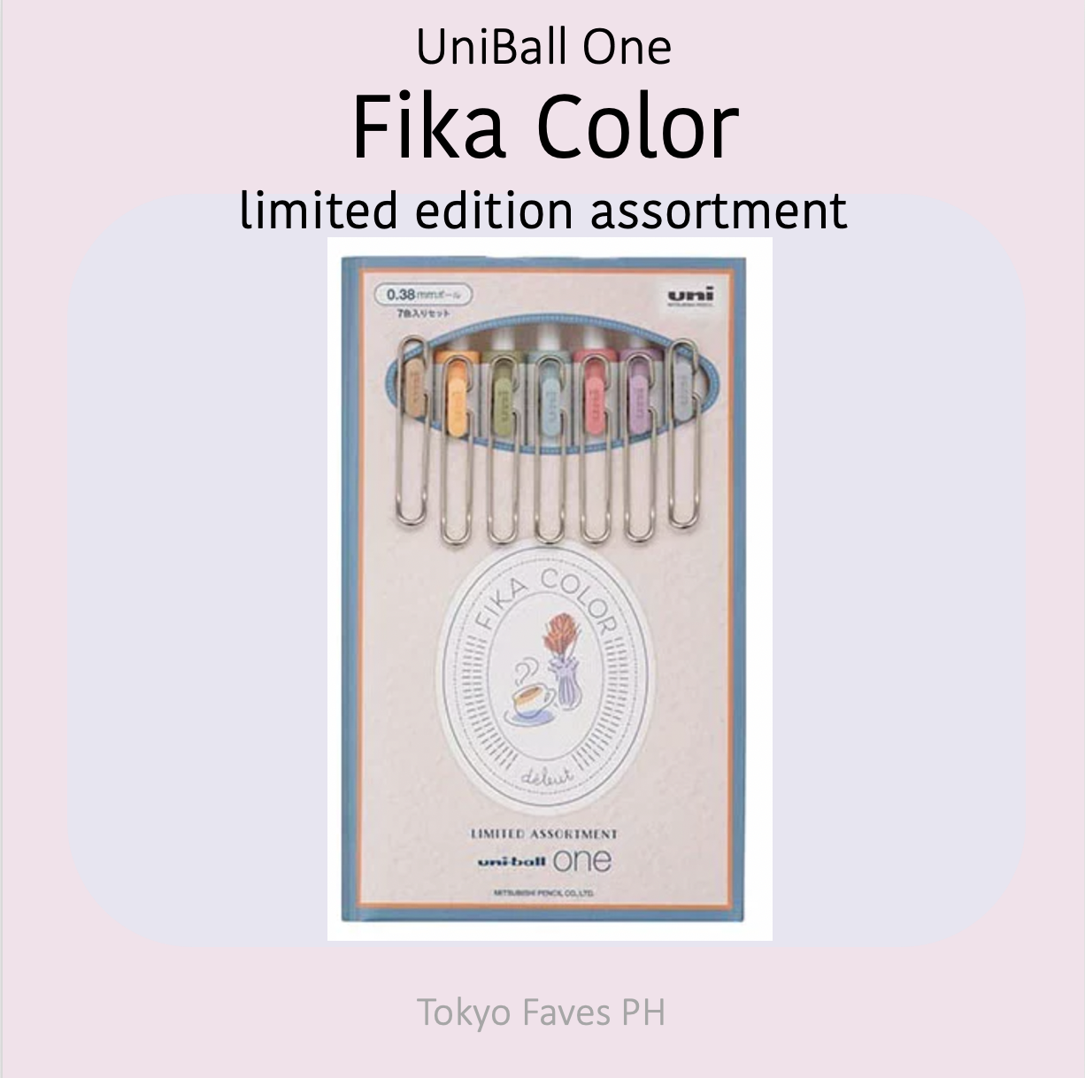 Uniball One Fika Color ballpen Limited Edition set | Lazada PH