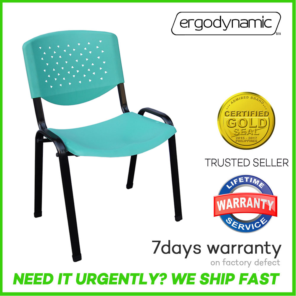 Ergodynamic VCP-105GRN Stackable Meeting Chair, Pantry Chair (Green ...