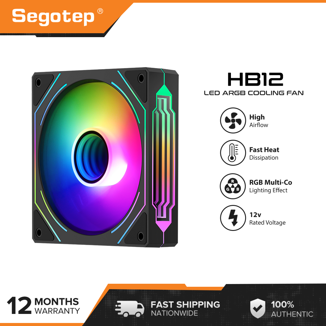 Segotep HB12 LED Infinity Mirror Design ARGB Lighting Effect 12cm ...