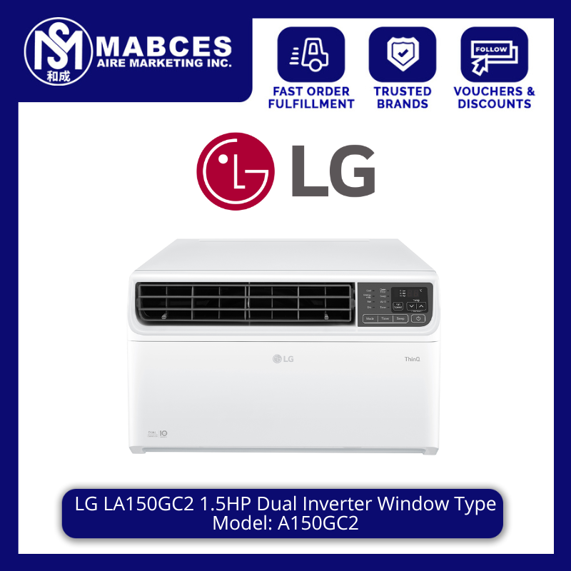 LG LA150GC2 1.5HP Dual Inverter Window Type | Lazada PH