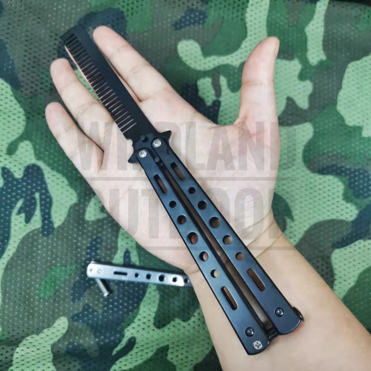 wildland butterfly training comb balicomb not knife no blade stainless ...