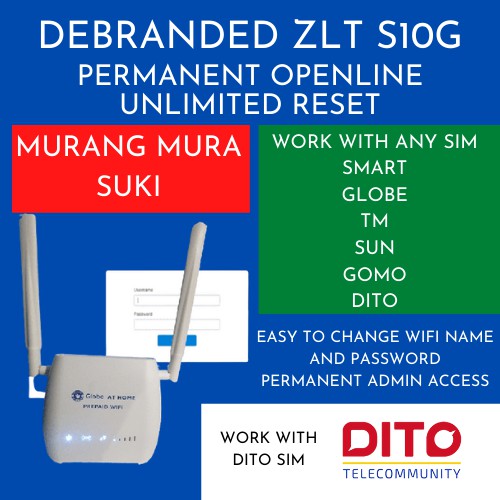 ZLT-S10G Openline & Debranded With Full Admin Access (Permanent ...