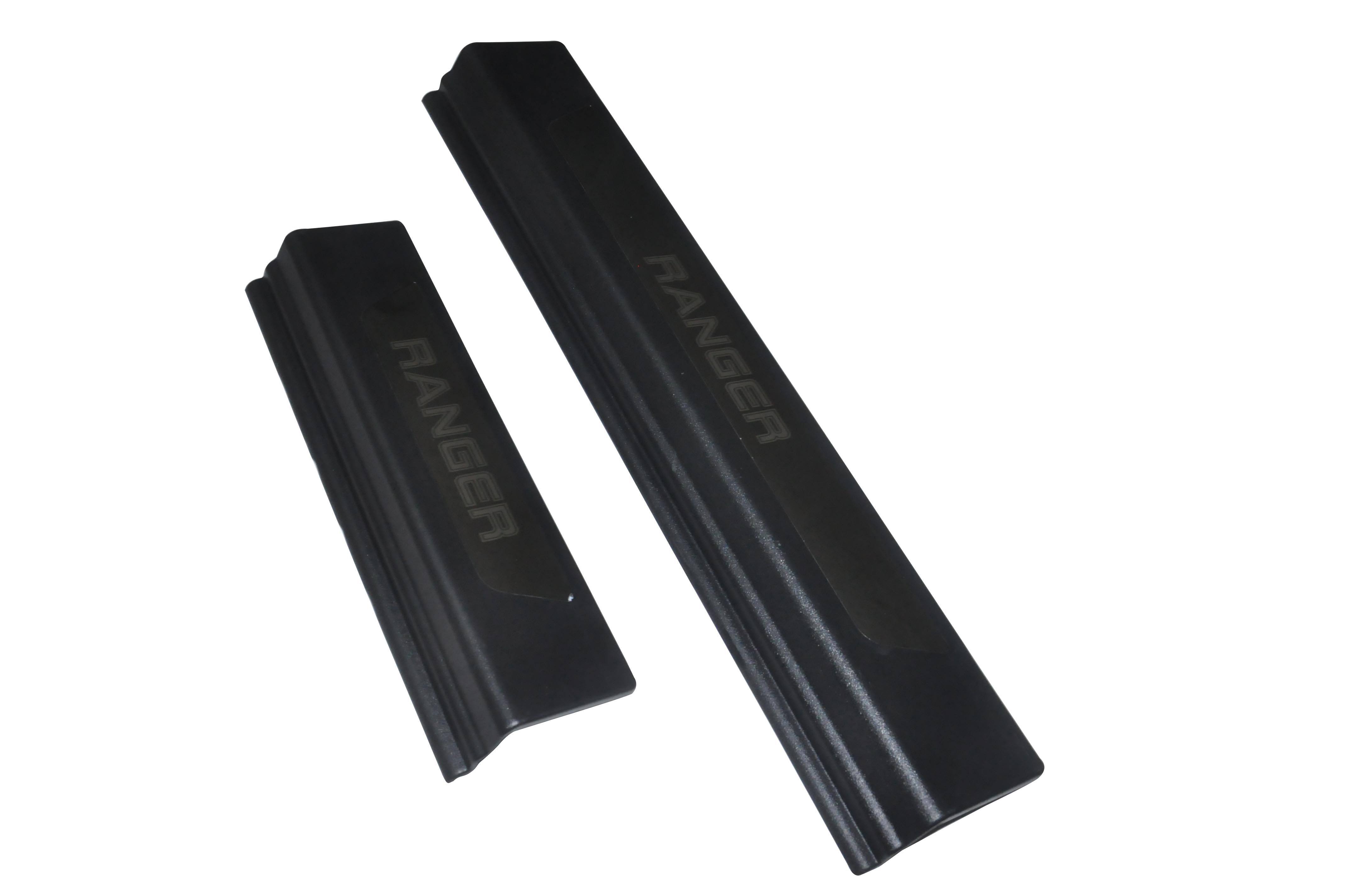 Door sill Protector Door Side Step sill Black For FORD RANGER T6 T7 T8 ...