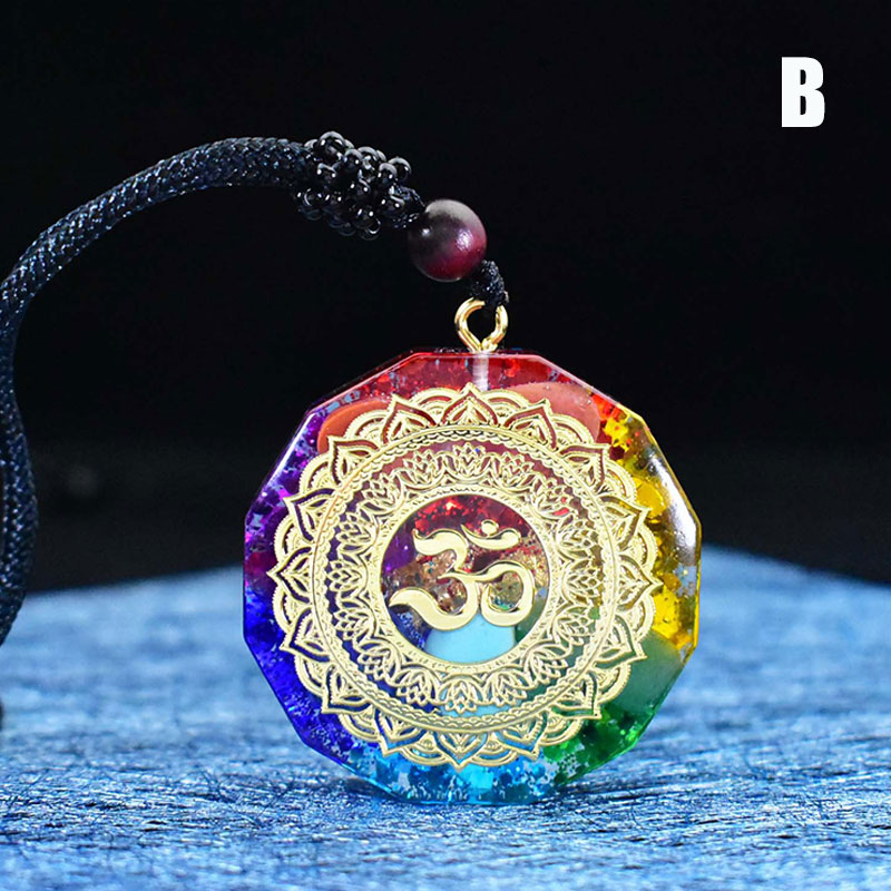 Fashion Orgonite Pendant Symbol Necklace Chakra Healing Energy Necklace ...
