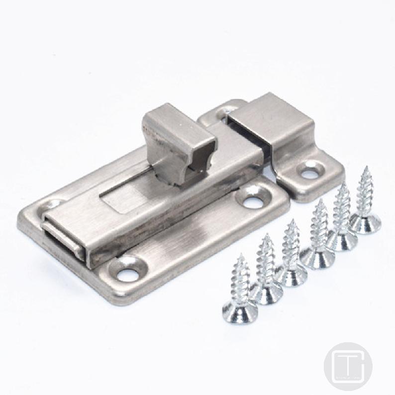 Stainless Steel Door Latch Sliding Lock Barrel Bolt with Screws 3" 4 ...