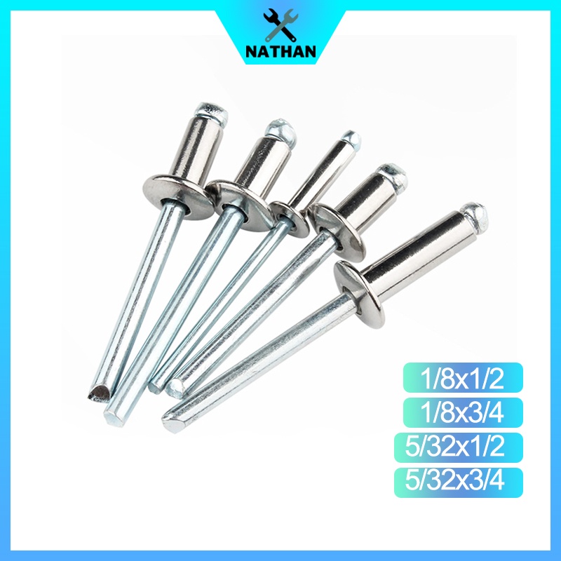 Aluminium Blind Rivet Sold per 100pcs Core-Pulling Rivets Willow Nails ...