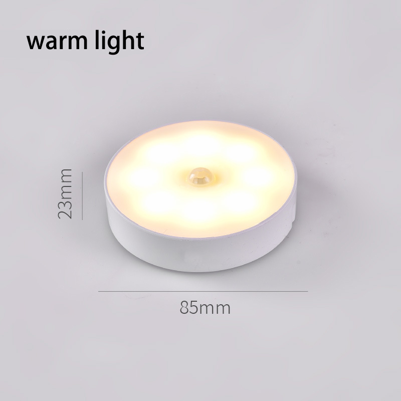 Stick Tap Push Lamp Night Light USB Rechargeable Stick-on Push Light ...