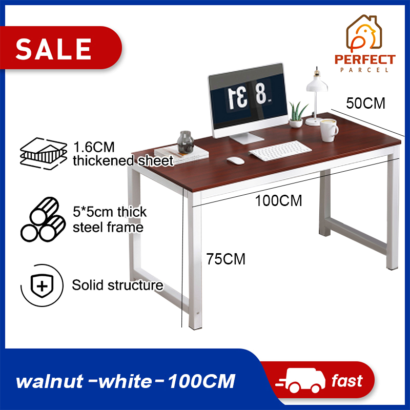 OR&COD Computer table thick table durable desktop thickened steel frame ...