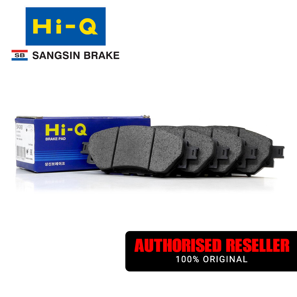Hi-Q Front Brake Pads by Sangsin for Toyota Hilux Revo 4x2, Innova G PN ...