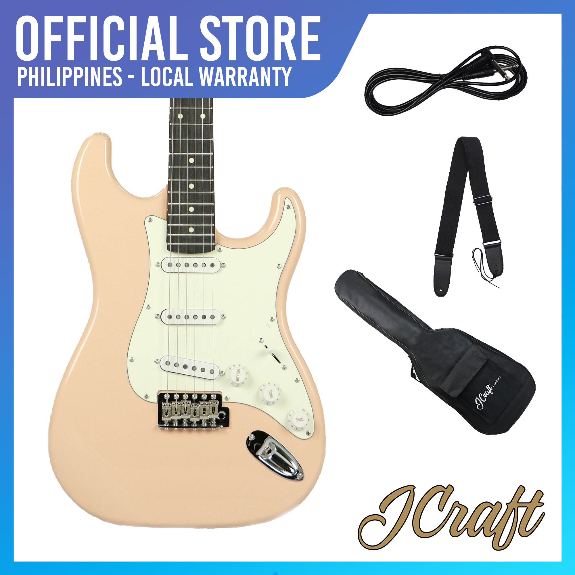 JCraft Vintage Series S-3V 2023 S-Style Electric Guitar | Lazada PH