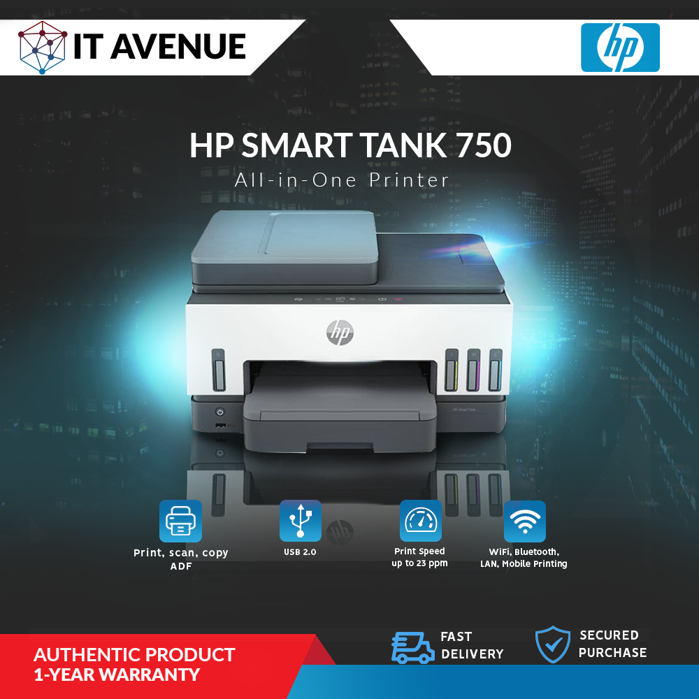 HP SMART TANK 750 (6UU47A) ALL-IN-ONE PRINTER | Lazada PH