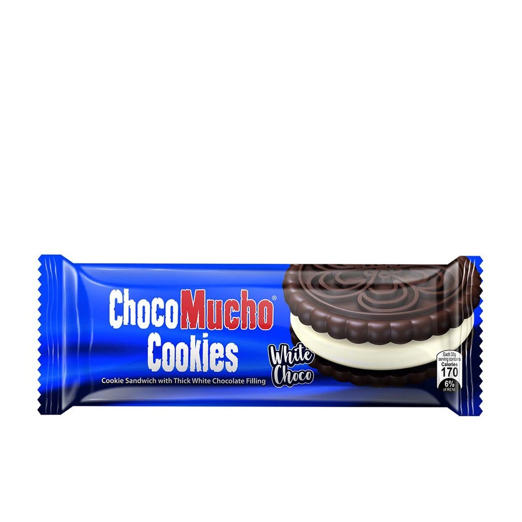 Choco Mucho Cookie Sandwich White 10 Pieces 33g | Lazada PH