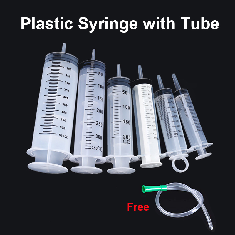 Large Syringe 100-500ml Plastic Big Size Injector Handfeeding Syringe ...