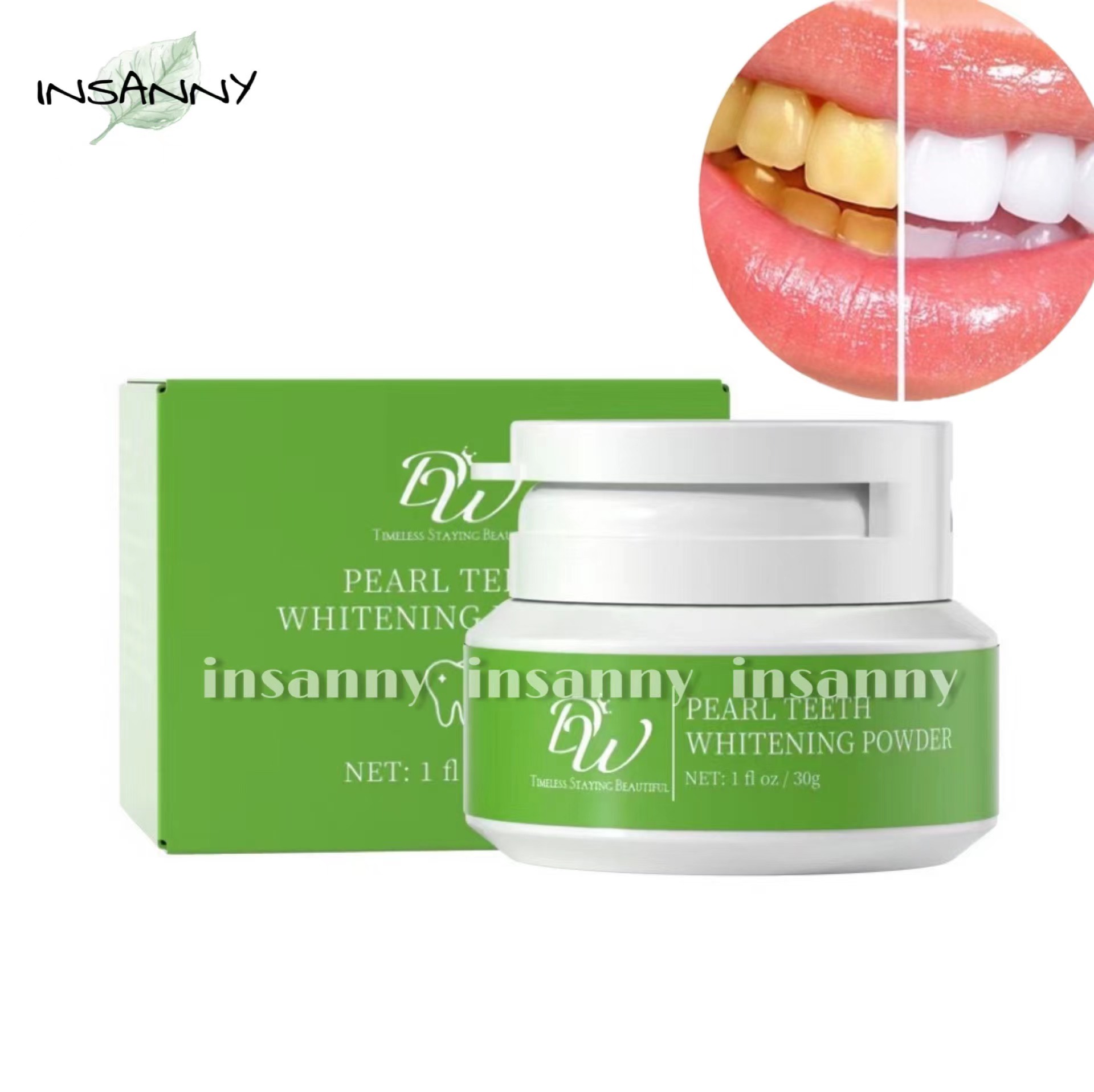 Pearl Teeth Whitening Activated Powder Remove Tartar Natural Pearl ...