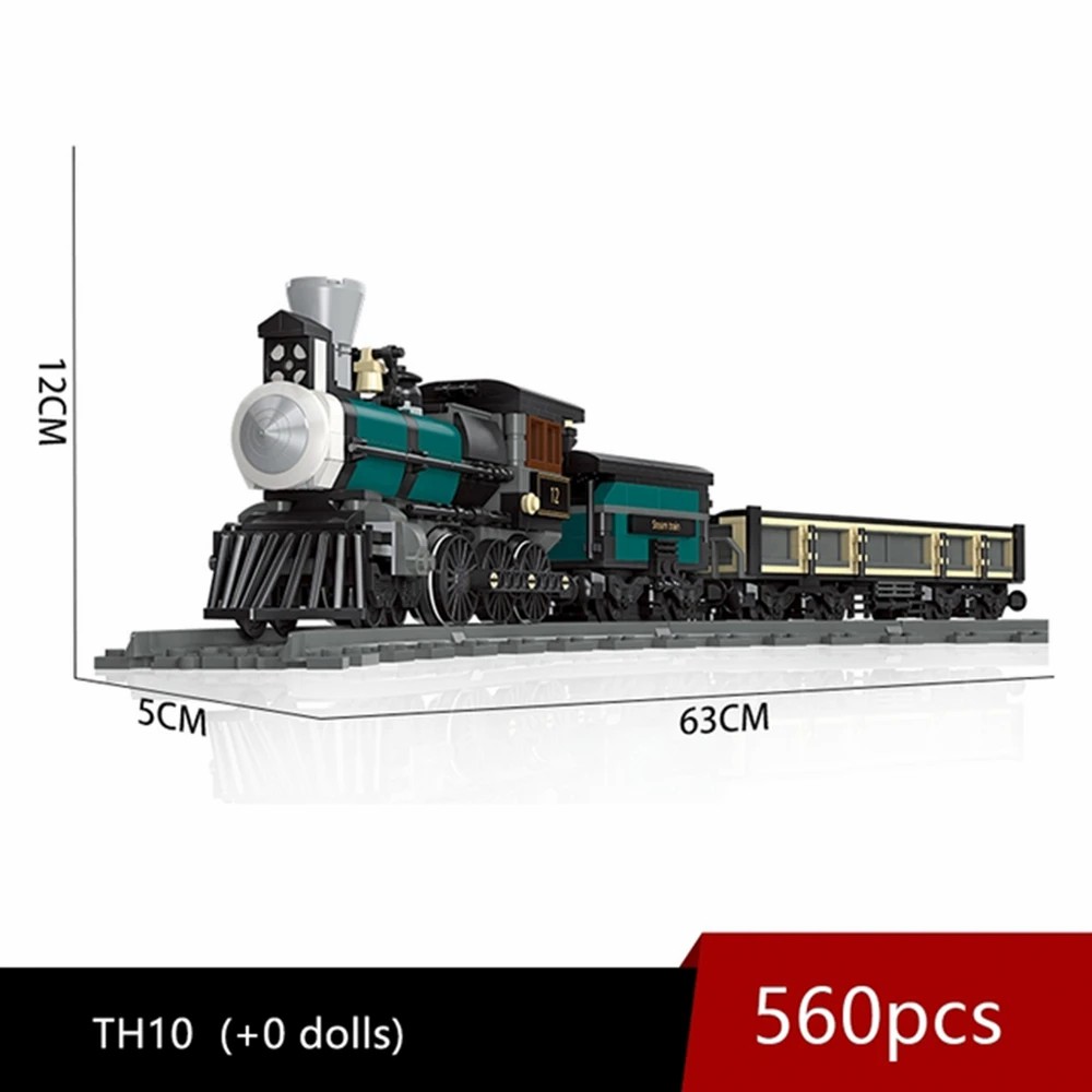 Steam Train Building Blocks Lego Steam Locomotive Blocks Sets Brain ...