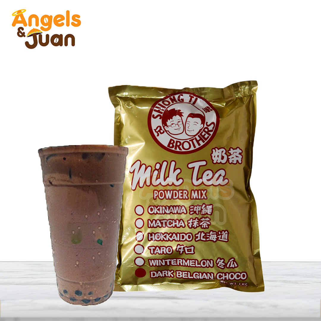Shiong Ti Brother Dark Belgian Powdered Milk Tea Drink 1 Kilogram ...