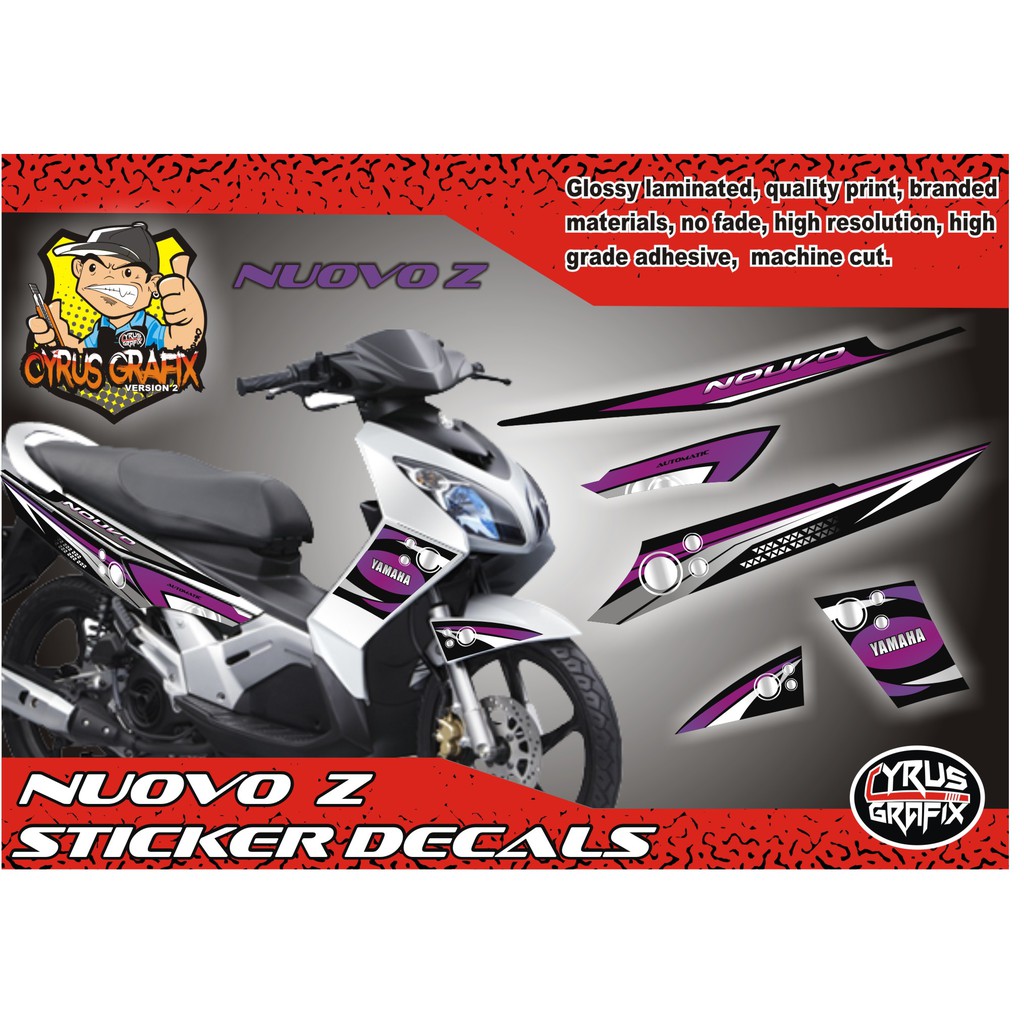 Oh+NOUVO Z STOCK GLOSSY DECALS | Lazada PH