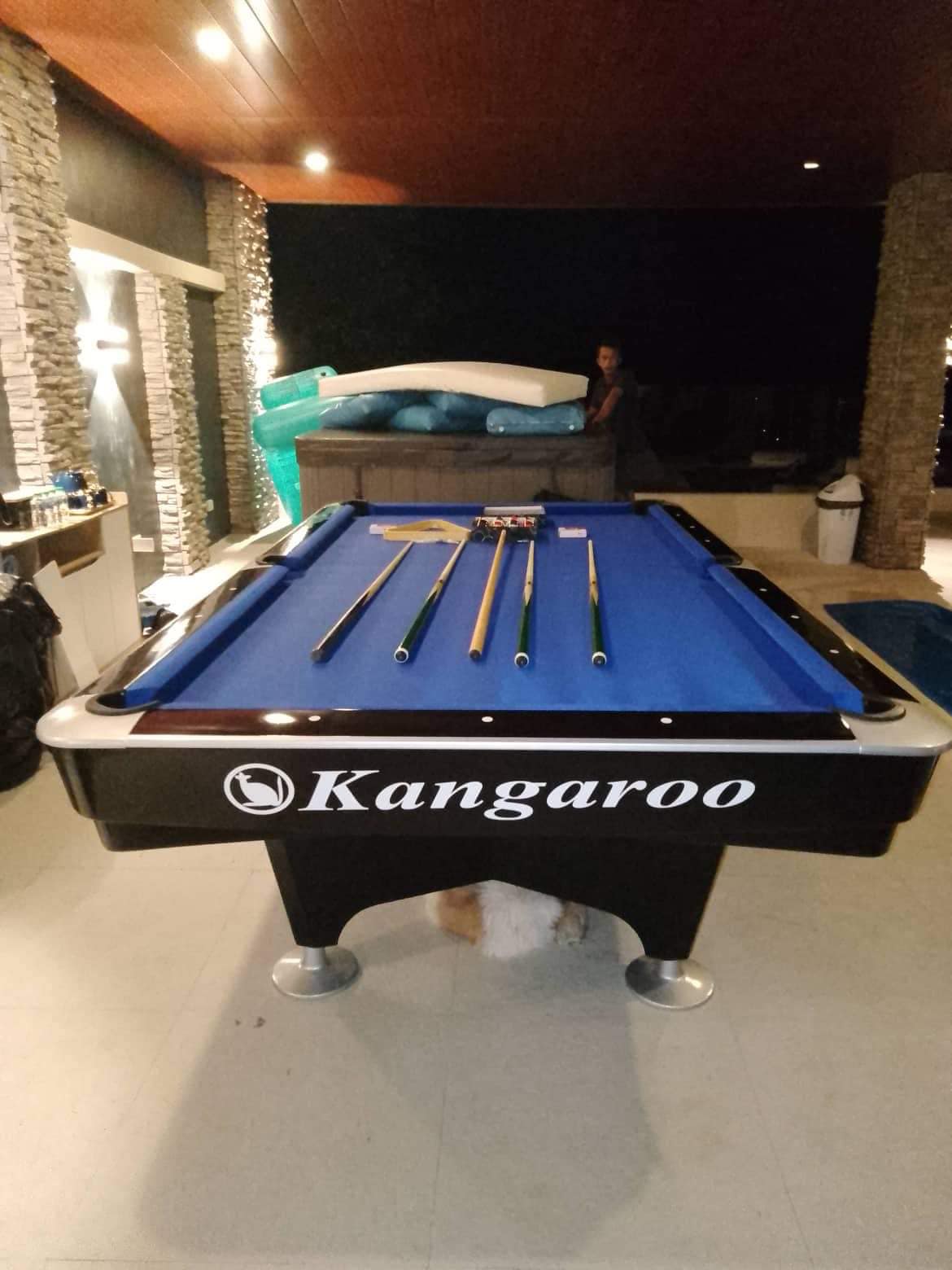 SLATE KANGAROO STANDARD SIZE BILLIARD TABLE FULLY REFURBISHED WITH ...