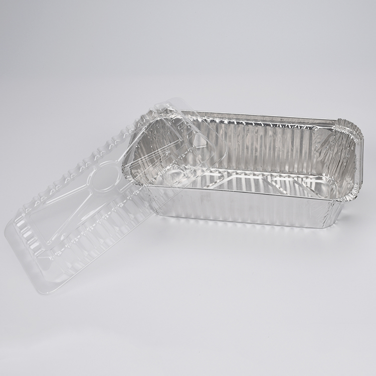 10pcs Disposable Aluminum Foil Loaf Pan Takeaway Containers with ...