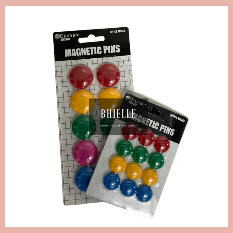 Memo Message Note Paper Whiteboard Magnetic Pin Button Fridge Magnets ...