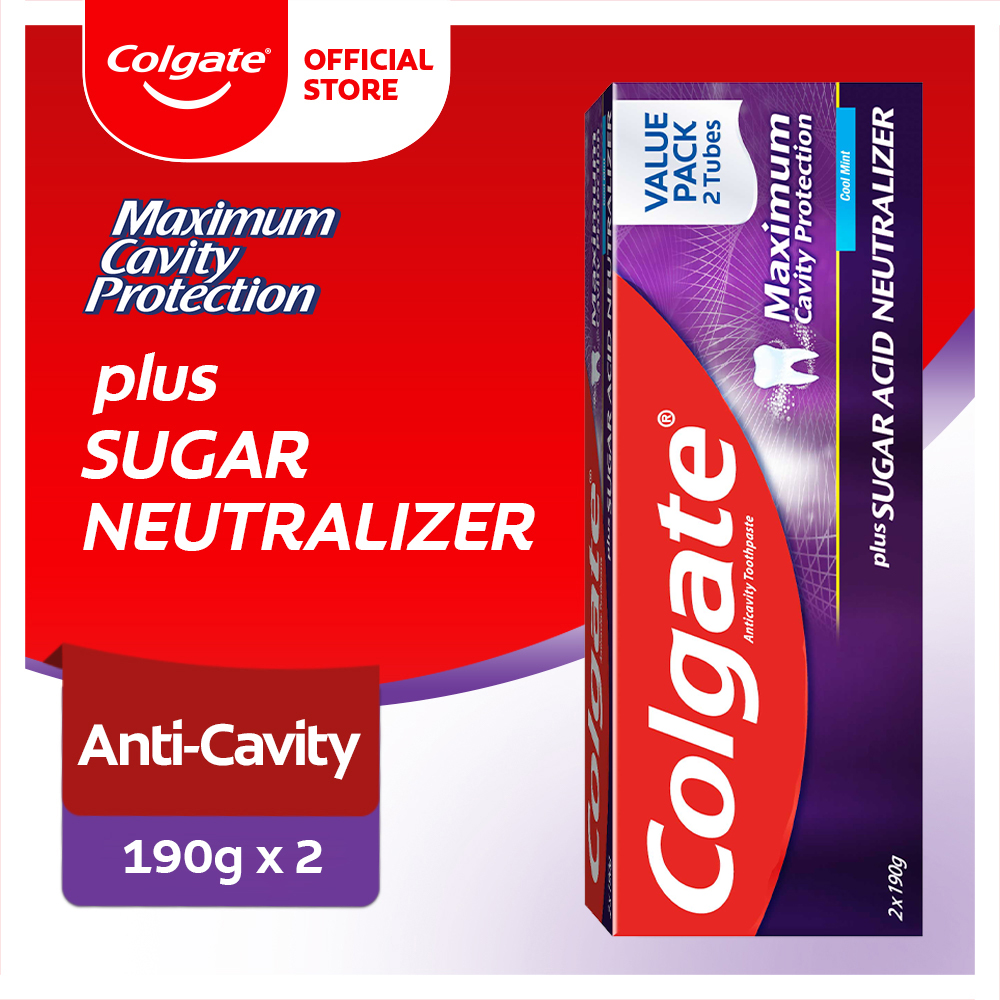Colgate Maximum Cavity Protection plus Sugar Acid Neutralizer Anti ...