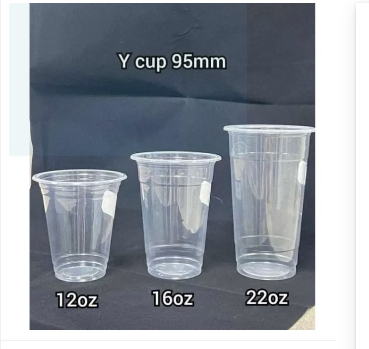 Y-cups Y cup 95mm Milk tea cups 3 sizes 12oz 16oz 22oz (360mL 500mL ...