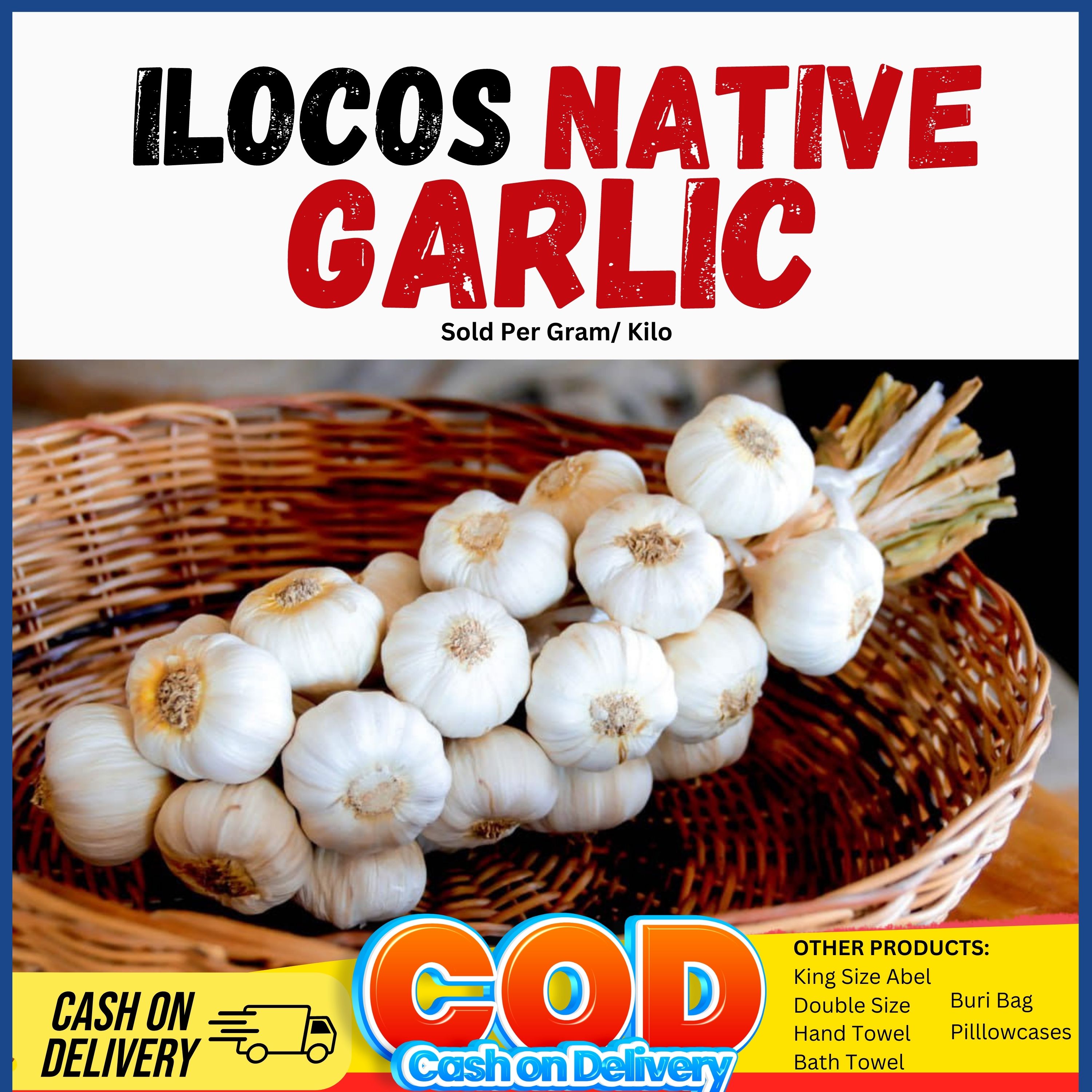 Ilocos Native Garlic Bawang Mabango grams Ilocos Garlic Big Size Native ...