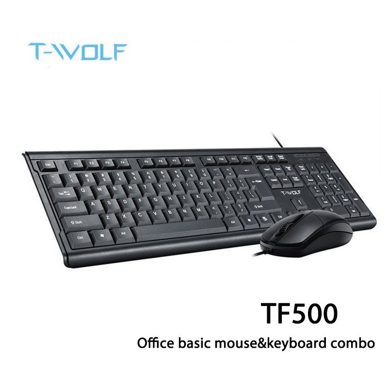 blutooth keyboard T-WOLF TF500 Office Basic mouse and keyboard combo ...