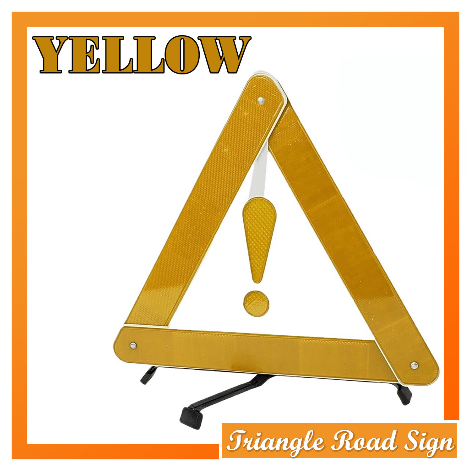 Early Warning Device Parking Tripod Warning Triangle Reflectorized ...