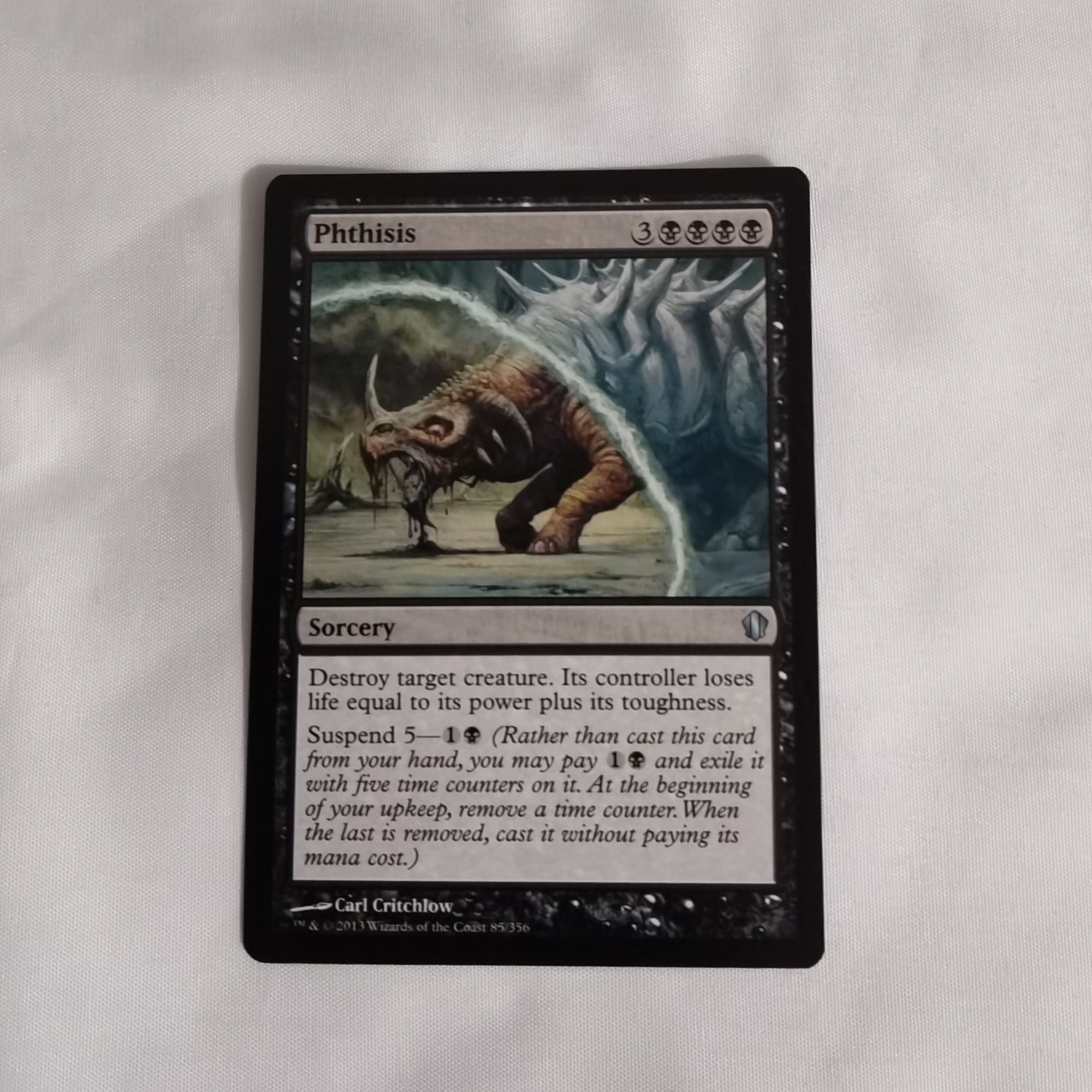 MTG Card PHTHISIS Magic the Gathering Trading Card Game Black | Lazada PH