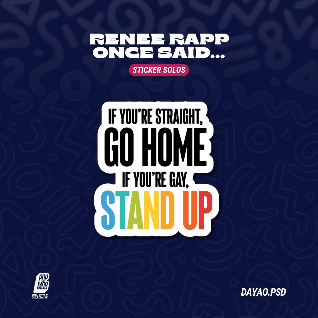 Renee Rapp Once Said Waterproof Matte Vinyl Fan-made Sticker | Art by ...