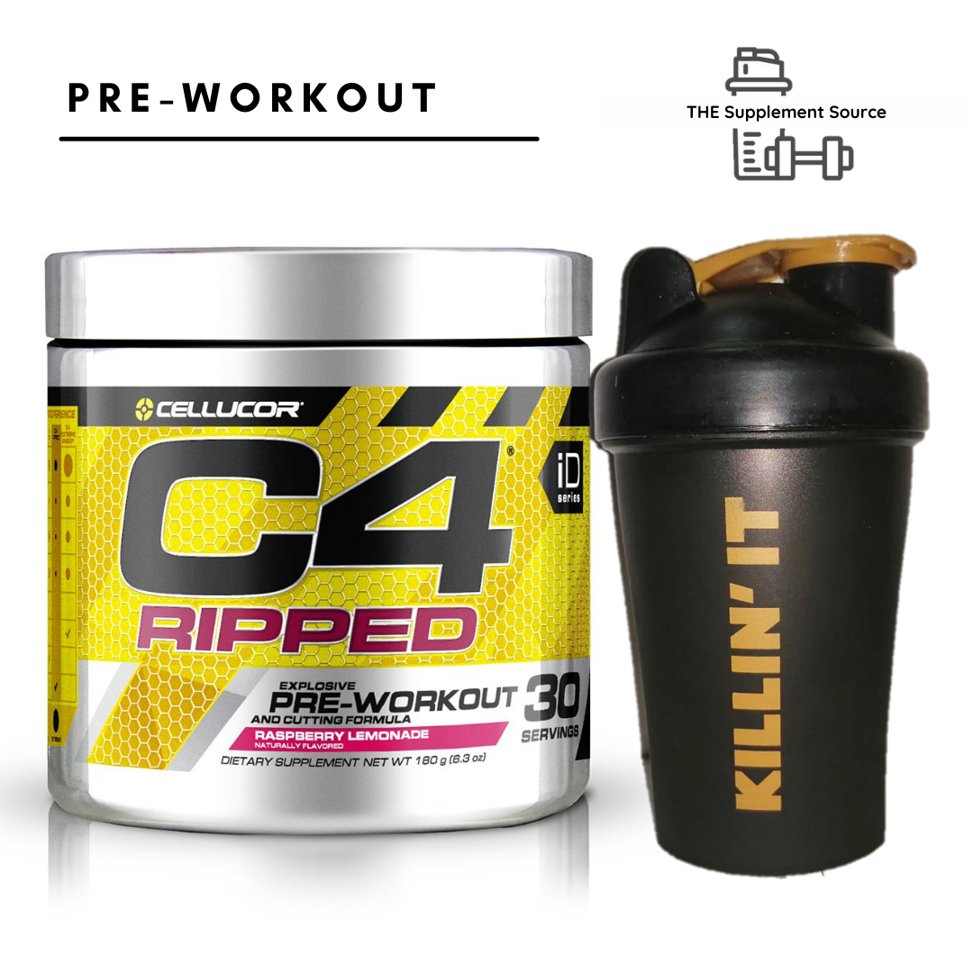 Cellucor C4 Original, Ripped Pre-Workout 30, 60 servings with Shaker ...