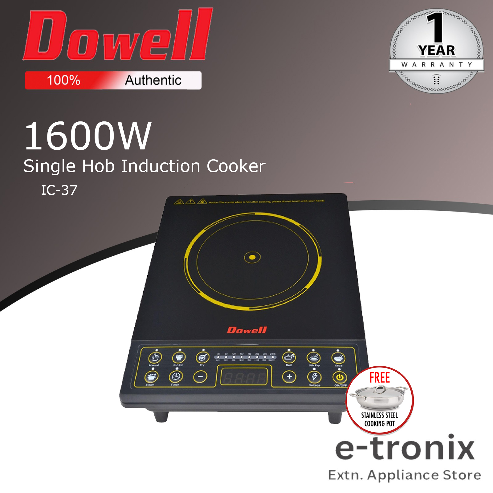 Dowell Induction Cooker IC-37 | Lazada PH