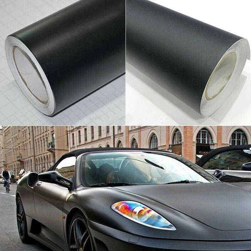 12X60 inch Matte Black Vinyl Film Wrap Car Diy Sticker - lefueletronic ...